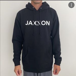 JAXXON | Shirts | Nwt Jaxxon Black Logo Hoodie | Poshmark